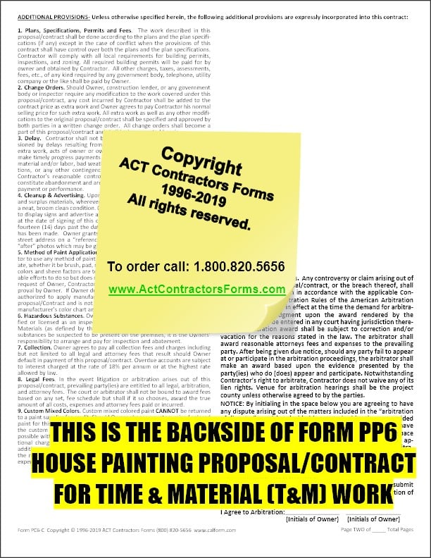 Residential Roofing Contract Forms